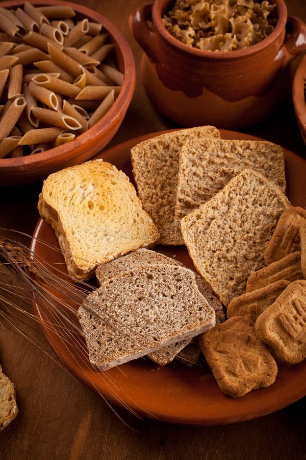 Whole grain carbohydrates stock photo. Image of hard - 29588226