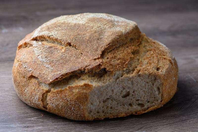 Whole Grain Freshly Baked Bread on the Table 2 Stock Image - Image of ...