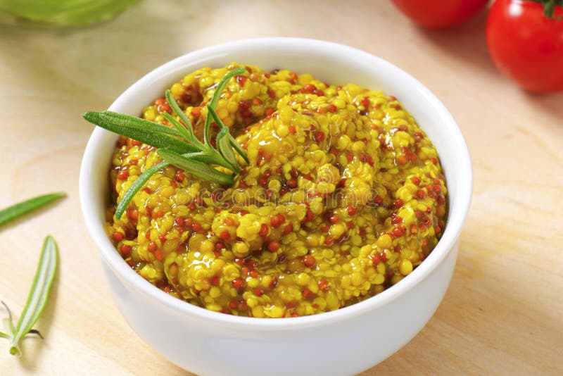 Coarse Mustard stock photo. Image of food, gourmet, granary - 50902420