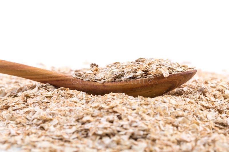 Whole grain, rolled oats stock photo. Image of meal - 294161064