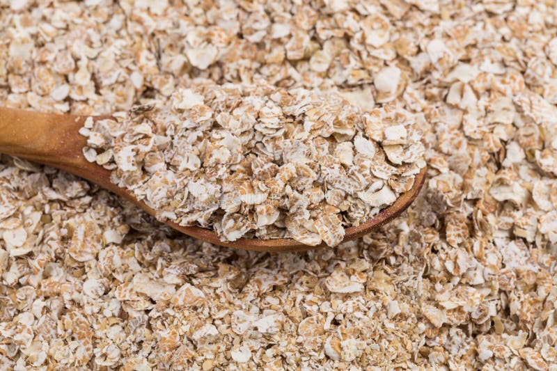 Whole grain, rolled oats stock image. Image of porridge - 299713025