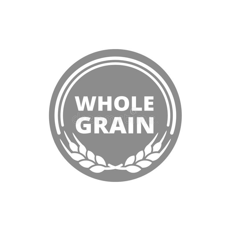 Whole grain vector label stock vector. Illustration of fiber - 314959353