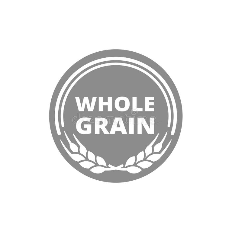 Whole grain vector label stock vector. Illustration of fiber - 314959353