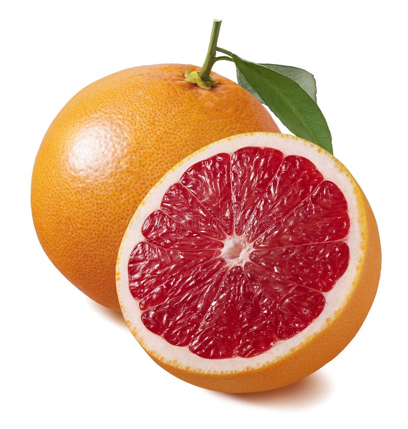 Whole grapefruit stock photo. Image of isolated, food - 17446992