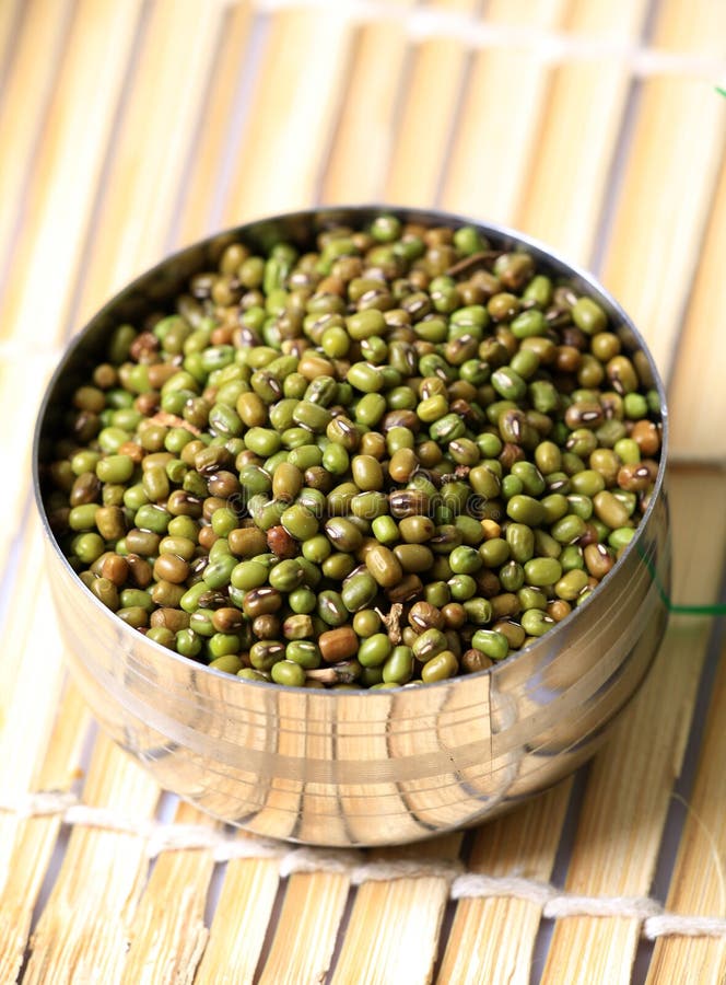 Whole green moong stock photo. Image of health, isolated - 18606090