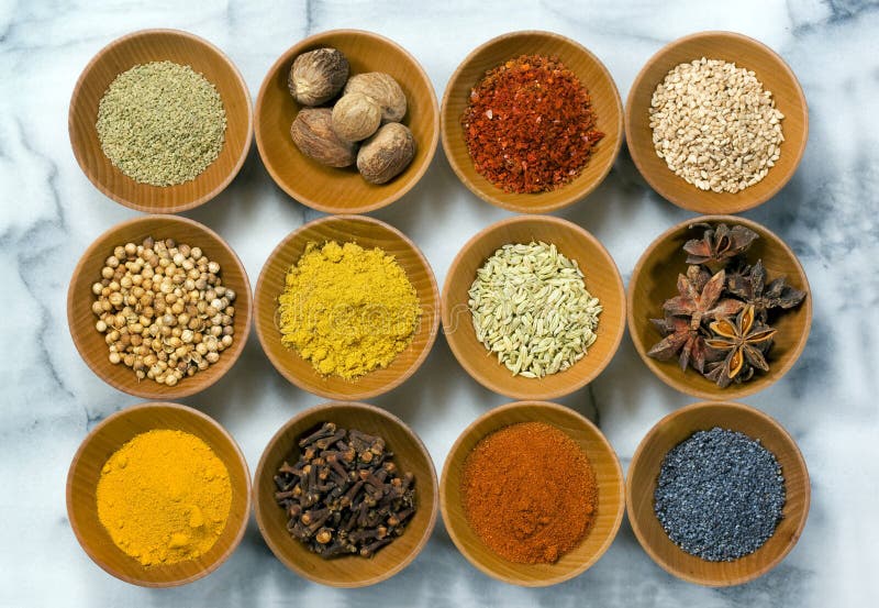 Whole & Ground Spices stock photo. Image of marilyngould - 18516472