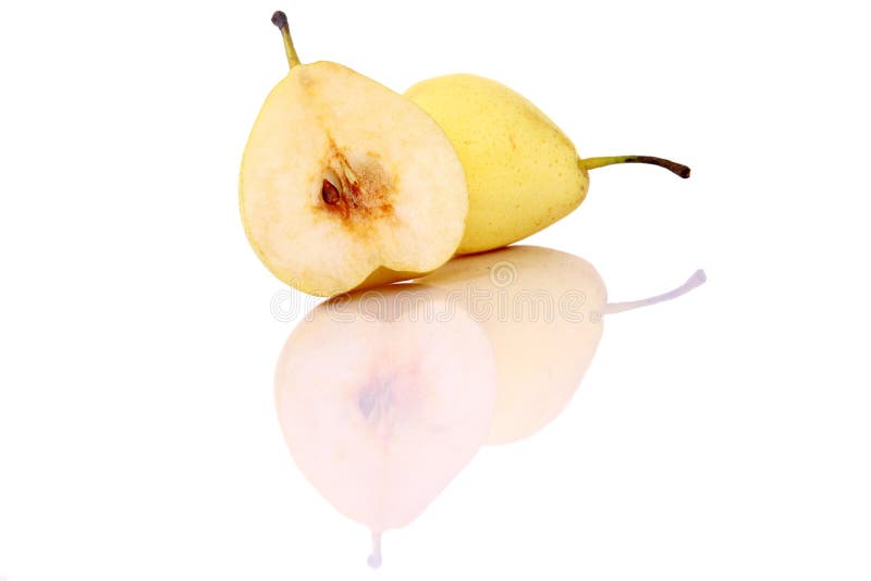 Whole and half pear stock photo. Image of freshness, nutrient - 11319604