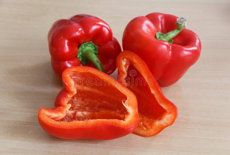 Whole and half peppers stock image. Image of healthy - 159199379