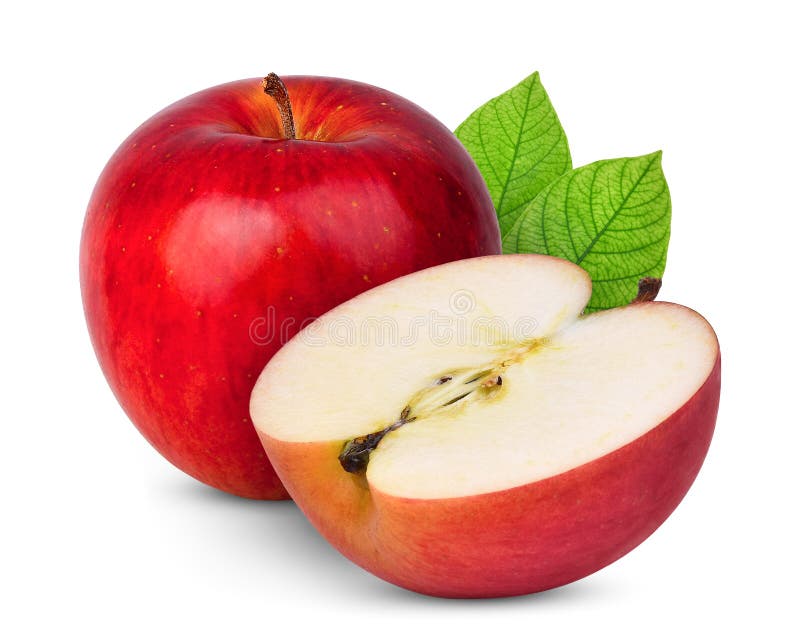 Sonya Apple Isolated on White Stock Photo - Image of natural, fruit ...