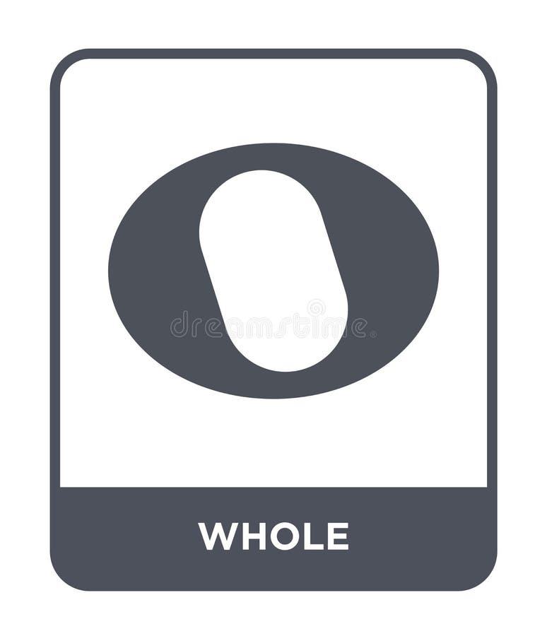 Whole Icon In Trendy Design Style. Whole Icon Isolated On White ...