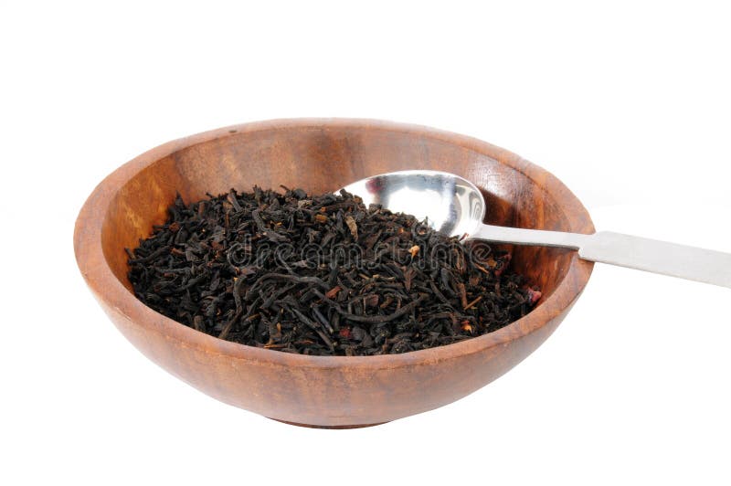 Whole leaf black tea stock image. Image of traditional - 22902211