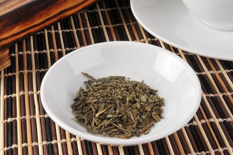 Whole leaf green tea stock photo. Image of antioxidants - 23648196