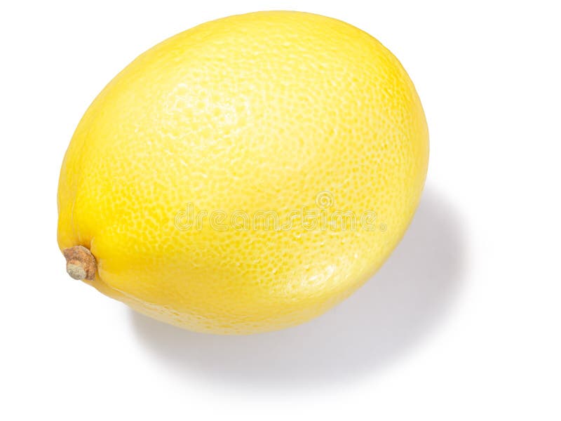 Whole lemon top view stock image. Image of citrus, tart - 127925139
