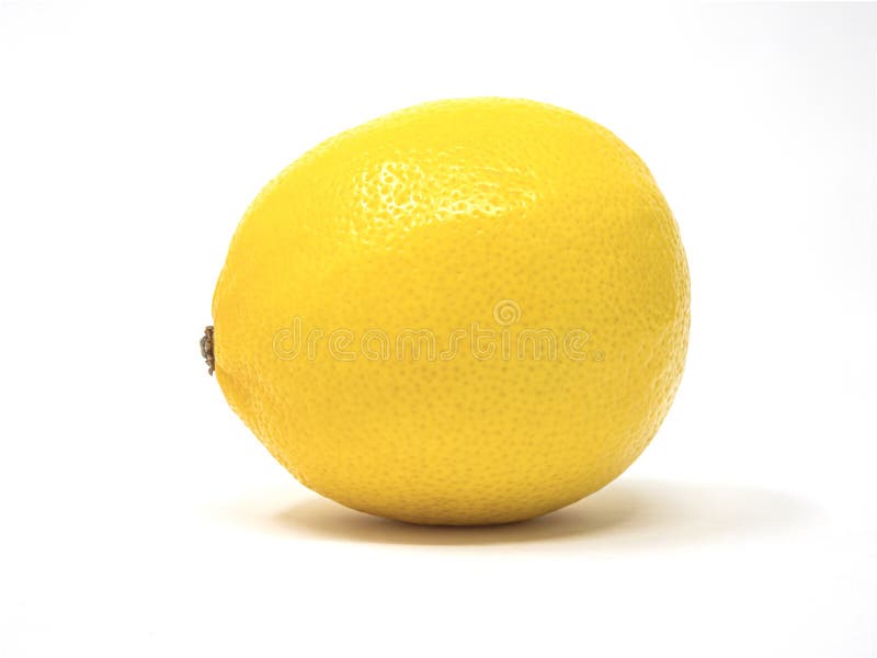 Whole Lemon isolated stock image. Image of sour, shadow - 271998741