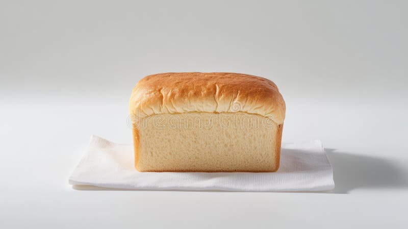Whole Loaf of Bread, Square Bread Loaf. Traditional Freshly Baked Bread ...