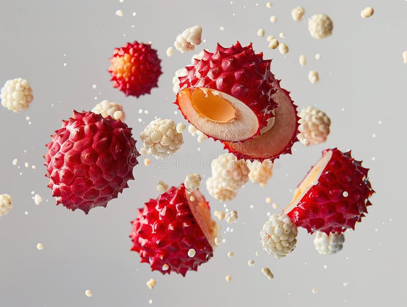 Photography of LYCHEE Falling from the Sky, Hyperpop Colour Scheme ...