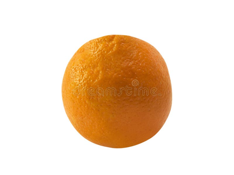 Whole Orange Fruit Isolated on White Stock Photo - Image of organic ...