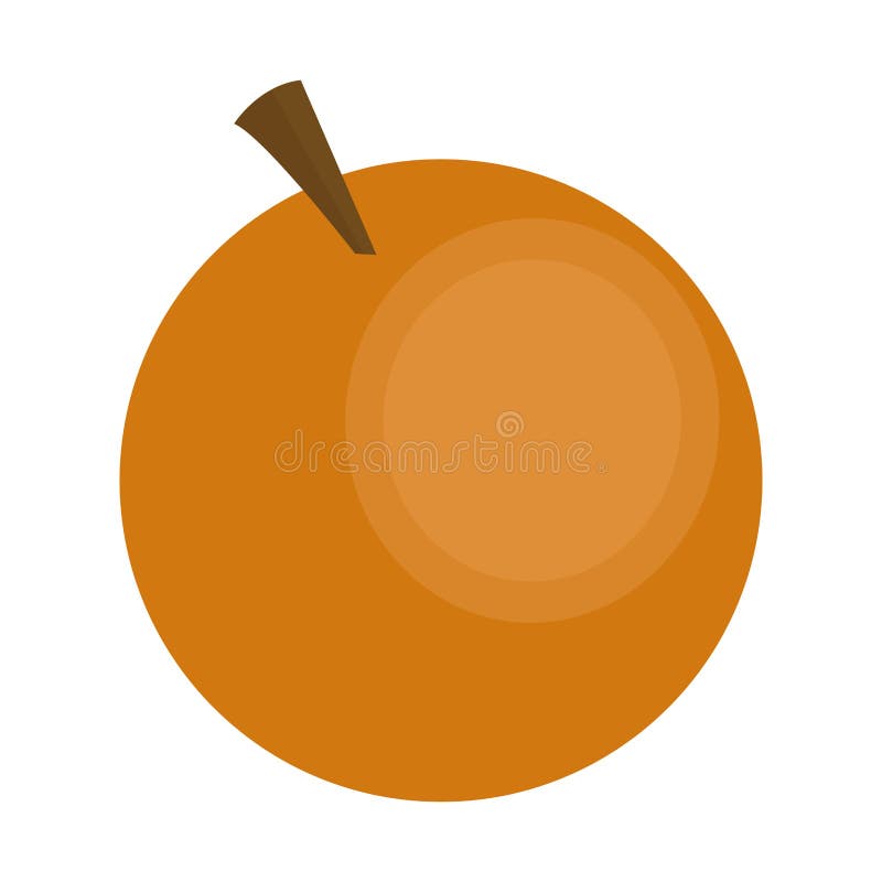 Whole orange icon stock illustration. Illustration of isolated - 74078584