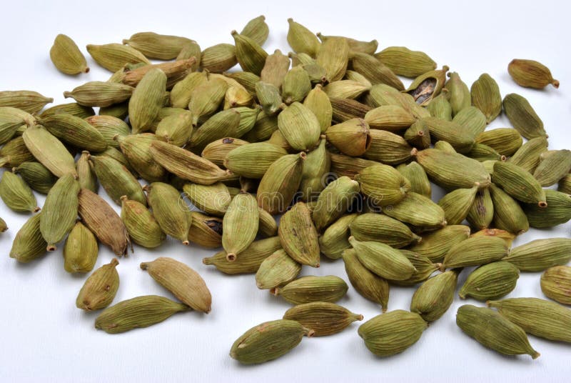 Whole organic cardamom stock photo. Image of food, round - 12375468