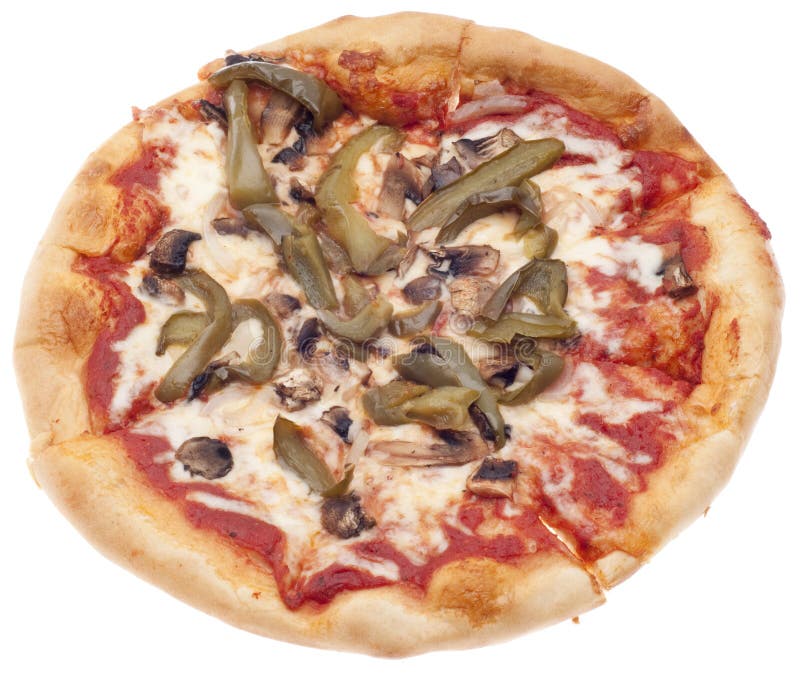 Whole Pizza stock photo. Image of isolated, clipping - 18884888