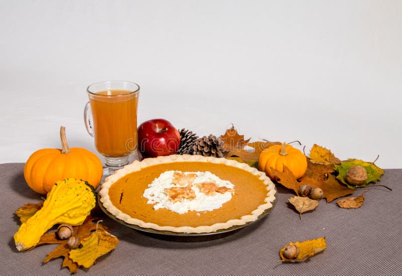Pumpkin Pie Fall Food stock image. Image of cider, bakery - 126838281