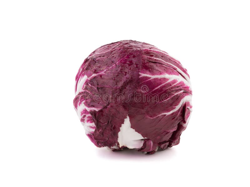 Fresh Purple Cabbage on a White Background Stock Image - Image of herbs ...