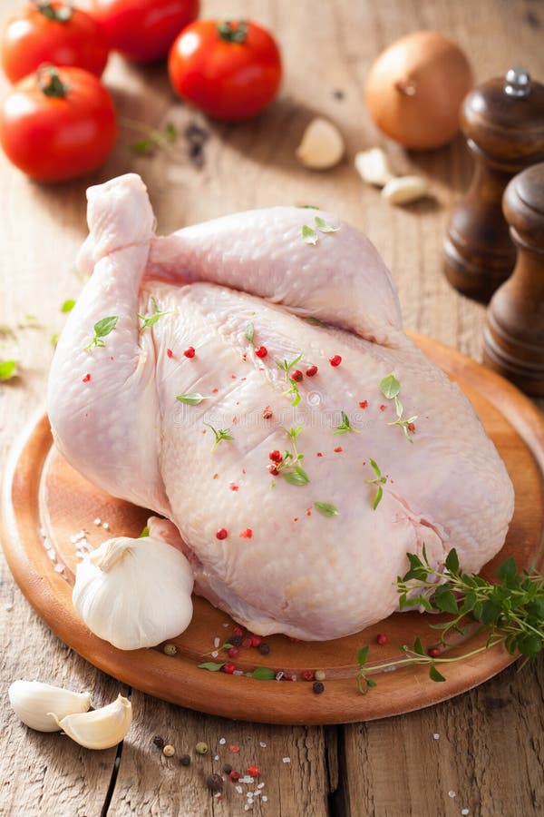 Raw whole chicken stock image. Image of poultry, bird - 2905037
