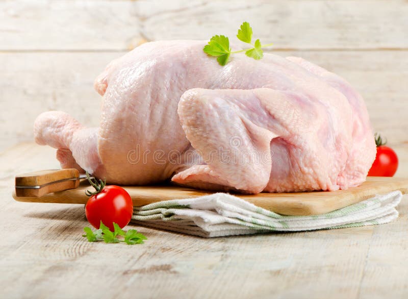 Whole raw chicken stock image. Image of lunch, bird, fresh - 31705491