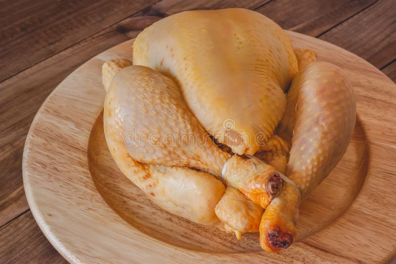 Whole raw chicken stock photo. Image of cooking, plate - 45490996