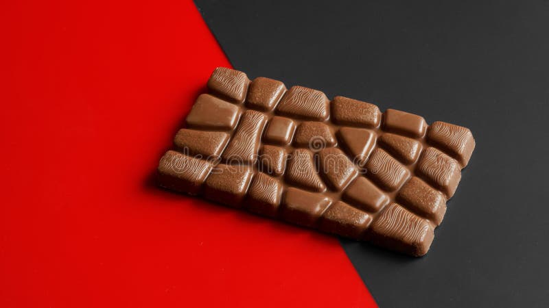 Whole Rectangular Chocolate Bar Stock Image - Image of handmade, object ...