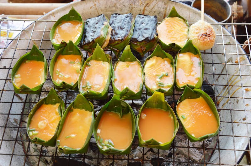 Whole Rice Made into Balls and Baked Stock Image - Image of cook, snack ...