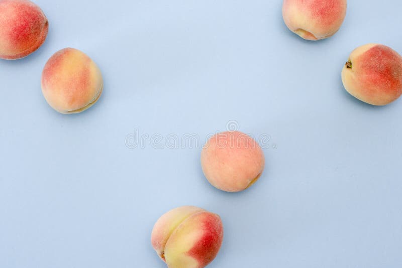 Ripe Beautiful Peach Split in Half. Visible the Stone is Stock Image ...