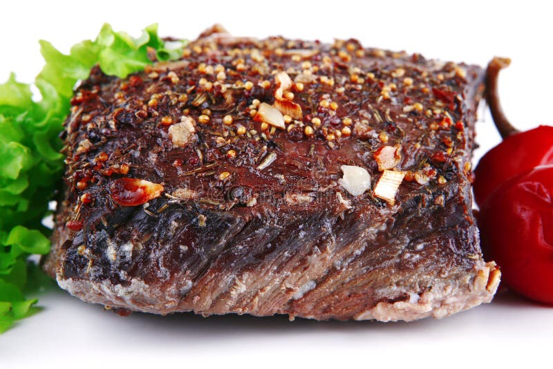 Whole roast meat stock image. Image of meat, butcher - 12032829