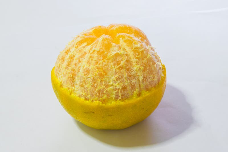 Whole and Sliced Orange Fruits Isolated on White Stock Image - Image of ...