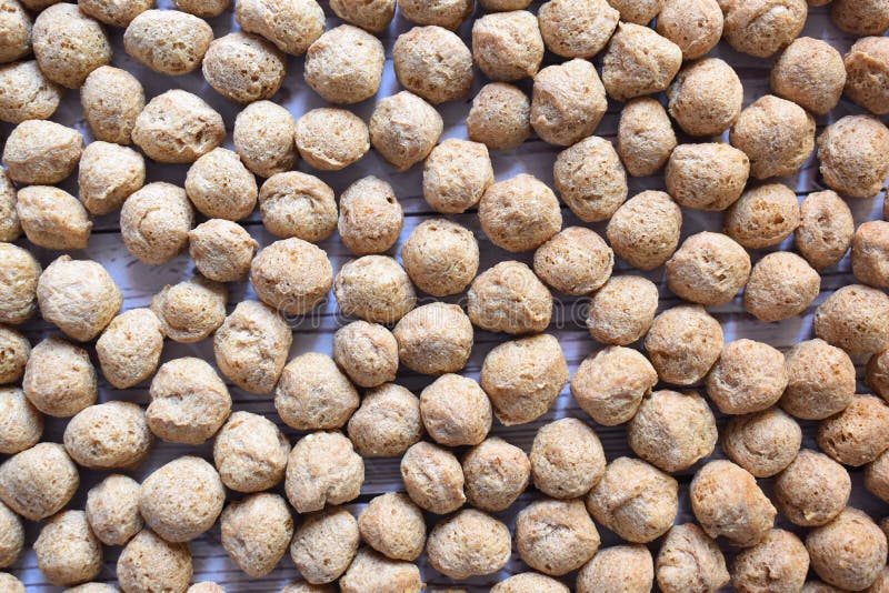 Whole Soya chunks stock photo. Image of cuisine, soybean - 201373810