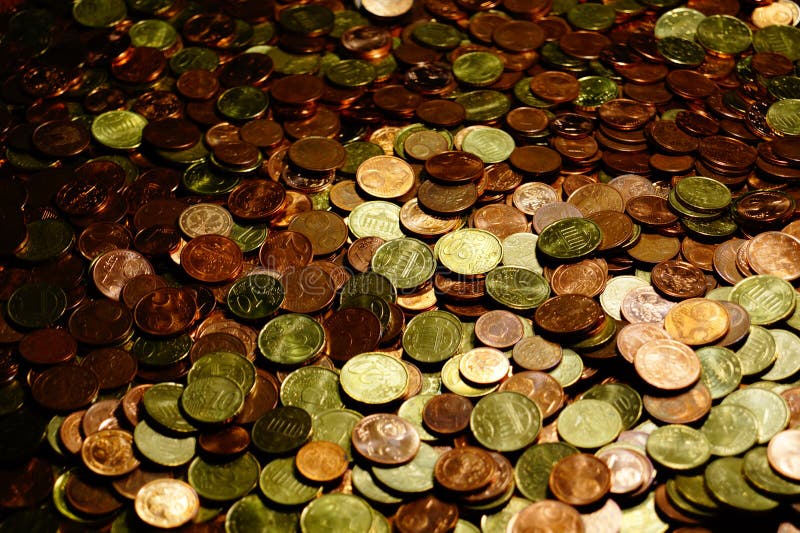 A Packet of Euro Cent Coins Stock Photo - Image of pile, money: 133372764
