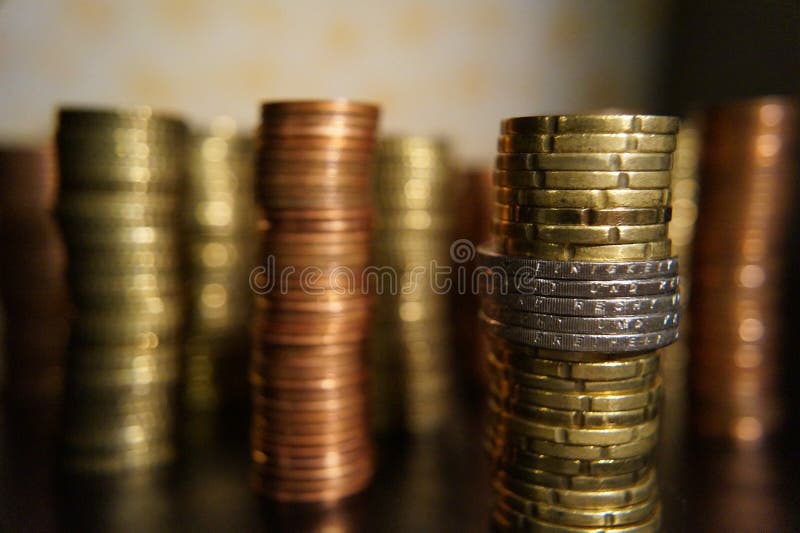A Packet of Euro Cent Coins Stock Image - Image of cash, change: 133376683