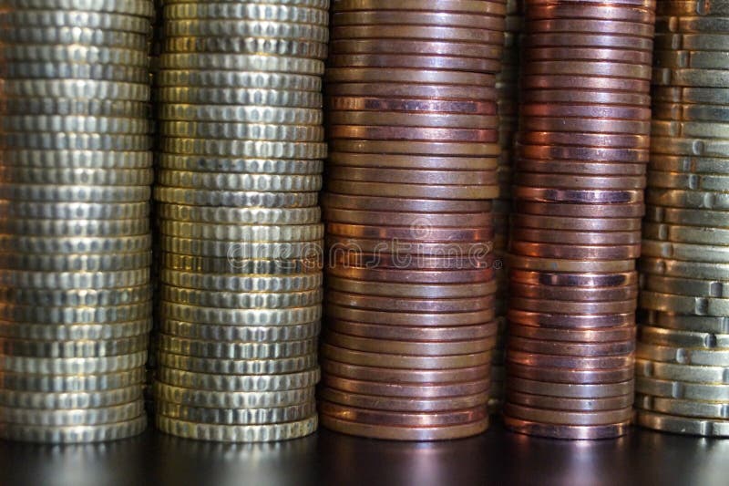 A Packet of Euro Cent Coins Stock Image - Image of national, banking ...