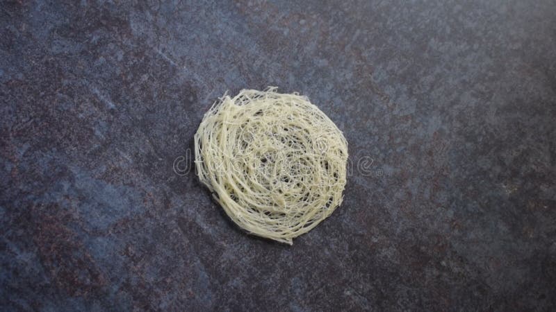 Whole string hopper noodle stock footage. Video of cuisine - 236096772