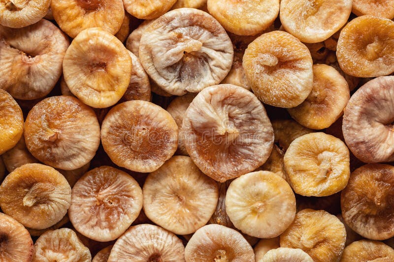 Natural Organic Dried Figs Fruit Whole Sun As Background Stock Photos ...