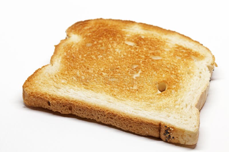A Whole Toast on a White Background Stock Photo - Image of natural ...