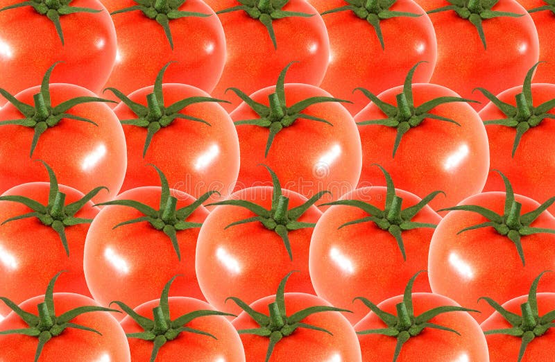 Whole Tomato Abstract Seamless Pattern Stock Image - Image of circle ...