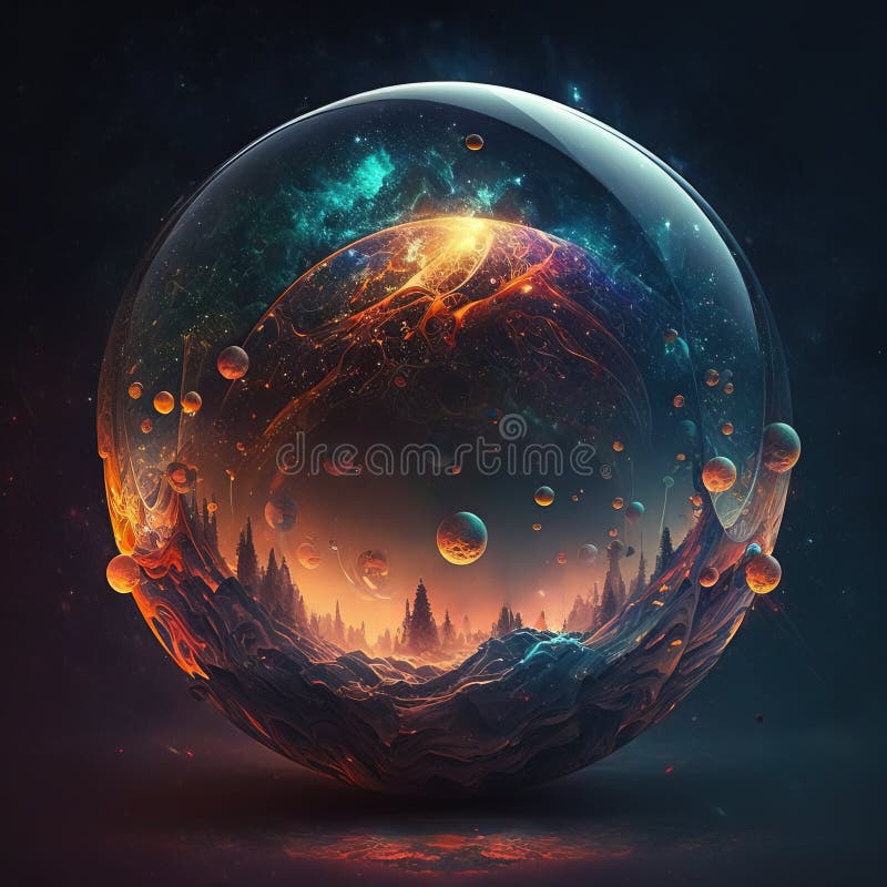 The Whole Universe is Conceptualised in a Bubble. Generative AI Stock ...