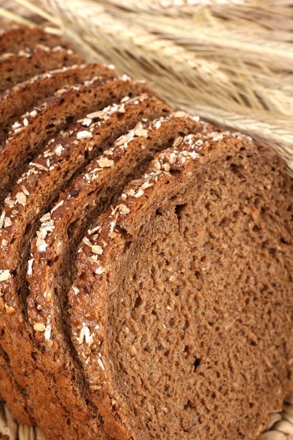 Whole wheat bread stock photo. Image of lifestyle, loaf - 4900624