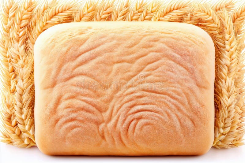 Whole Wheat Bread Rests on Clean White Surface Showcasing Visible ...