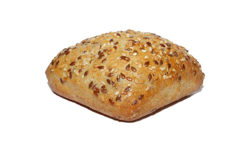 Whole wheat bun stock photo. Image of meal, healthy, food - 30018568