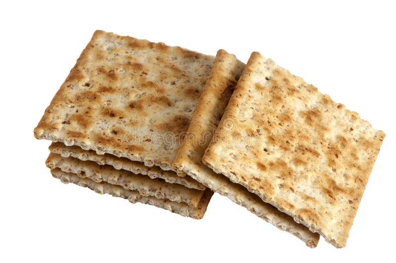 Whole wheat crackers stock photo. Image of snack, white - 82769482