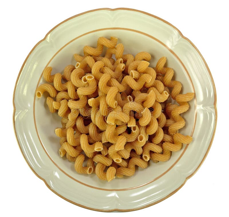 Whole wheat gobbetti pasta stock image. Image of brown - 52802983