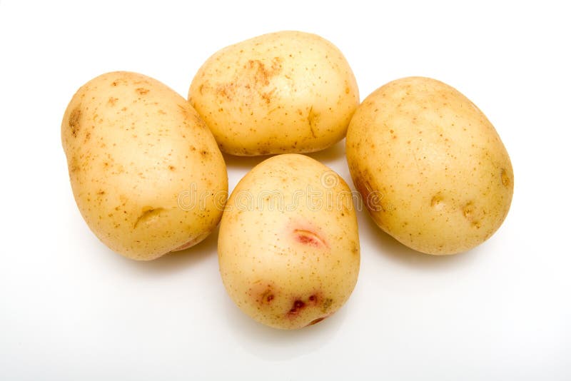 Whole white potatoes stock image. Image of healthy, potatoes - 1352453