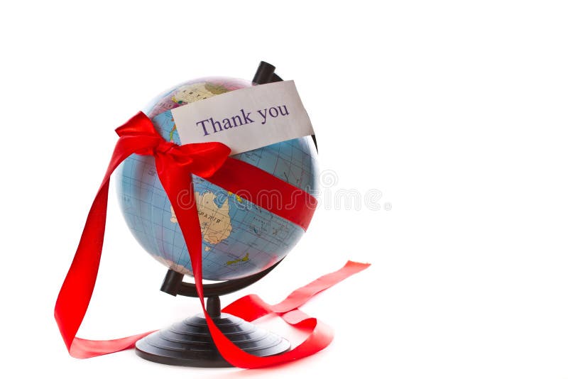 The whole world as a gift stock image. Image of blue - 28300267